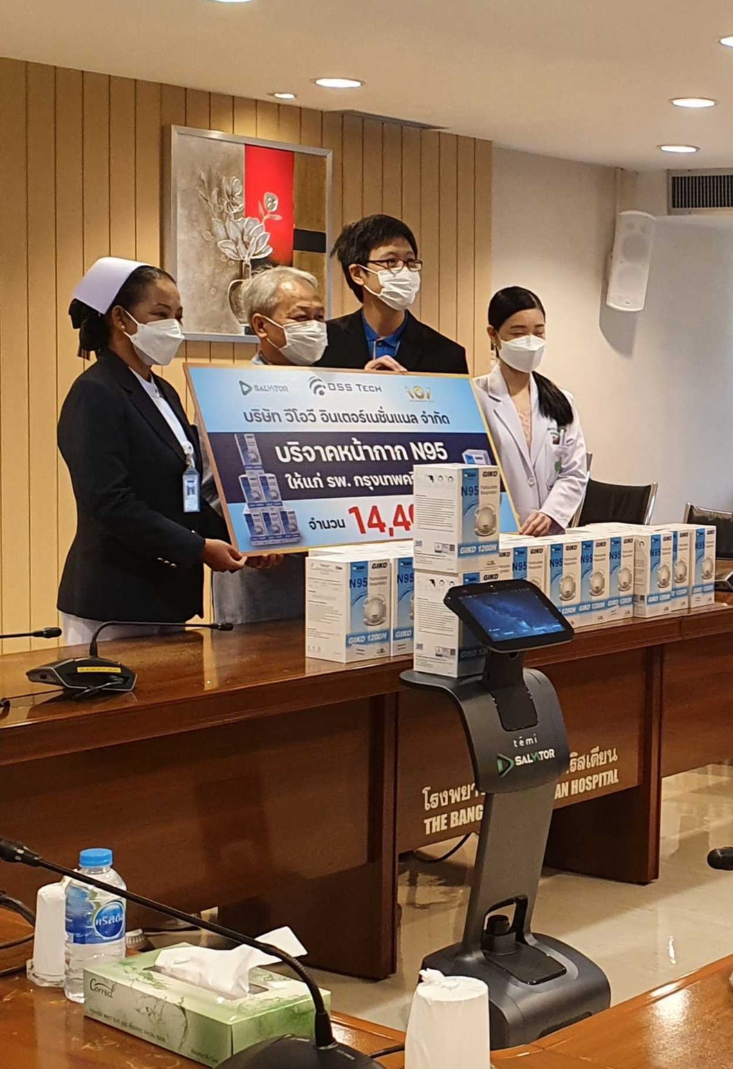 Donations of Face masks and Respirators to NGO - OSS TECH